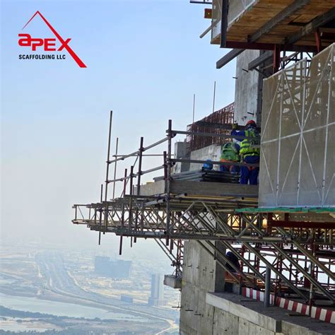 Apexscaffolding Overheadprotection Scaffoldinguae Safetyfirst Dubaiconstruction