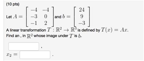 Solved 10 Pts Which Of The Following Transformations Are