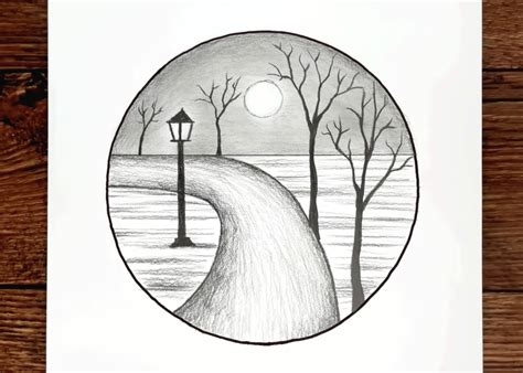 How To Draw Nature Step By Step Easy