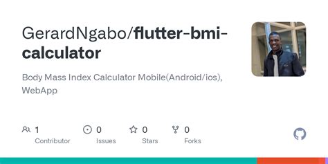 Github Gerardngabo Flutter Bmi Calculator Body Mass Index Calculator Mobile Android Ios Webapp