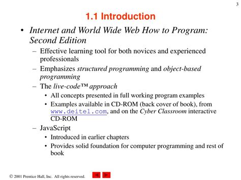 Ppt Chapter 1 Introduction To Computers And The Internet Powerpoint