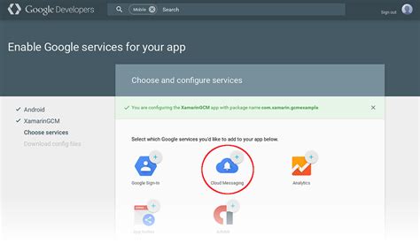 Google Cloud Messaging Xamarin Microsoft Learn