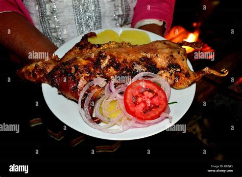 Grilled Cuy Peasant Community Restaurant Llanganuco Lagoons