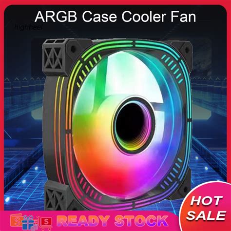 พร้อมส่ง พัดลมระบายความร้อน ควบคุมอุณหภูมิ 3 Pin 650 1800rpm Led Pwm เสียงรบกวนต่ํา Argb