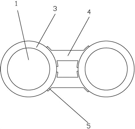 钢管支撑式八字撑节点结构的制作方法