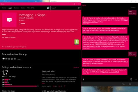 Microsofts Messaging Skype App For Pcs Now Displays Your Sms Messages On Newest Redstone Builds