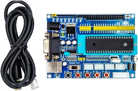 Yourryong Carte électronique Pic16f877a Pic Microcontrôleur Expérimentale Avec Câble Usb