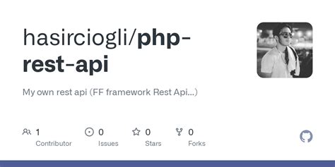 Github Hasirciogliphp Rest Api My Own Rest Api Ff Framework Rest