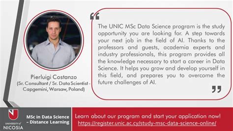 Msc In Data Science University Of Nicosia On Linkedin Datascience