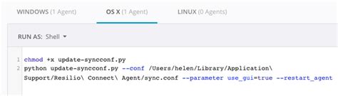 Updating Agent Configuration File Resilio Active Everywhere