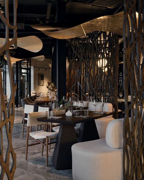 Люстры с поталью в интерьере Restaurant Interior Design Restaurant Interior Restaurant Design