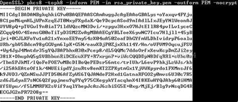 怎么把已有的rsa公私钥转换成pkcs8格式 腾讯云开发者社区 腾讯云
