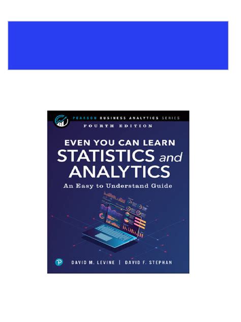 instant ebooks textbook even you can learn statistics and analytics an easy to understand guide
