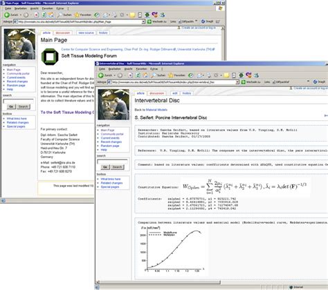 The Soft Tissue Modeling Forum In The Internet Download Scientific Diagram