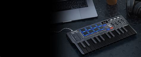Donner Usb C Midi Keyboard Controller 25 Key Portable Mini Midi Keyboard With 8