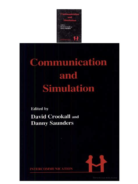 communication and simulation from two fields to one theme pdf