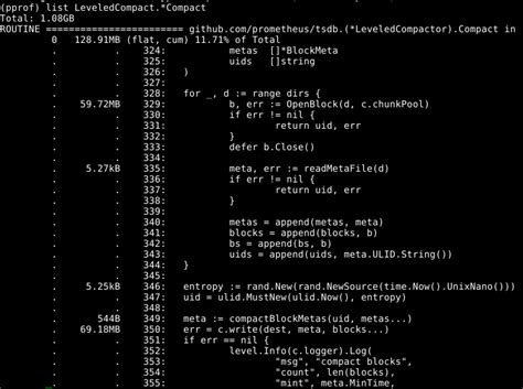 Optimising Prometheus 260 Memory Usage With Pprof Robust Perception