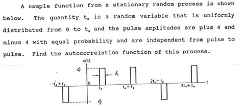 a sample function from a stationary random process is