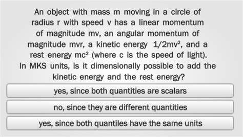 Solved An Object With Mass M Moving In A Circle Of Radius R Chegg