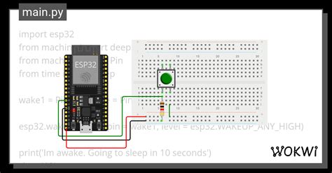 Deepsleep 1 Wokwi Esp32 Stm32 Arduino Simulator