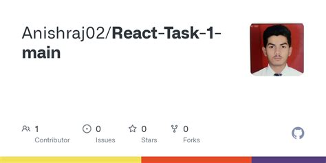 Github Anishraj02react Task 1 Main