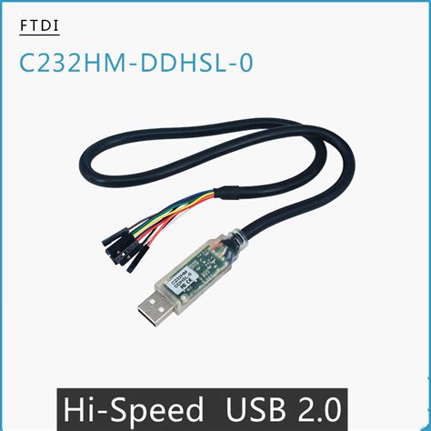 Ftdi C232hm Ddhsl 0 USB To Mpsse Cable With High Speed Data Transfer 0 25A 3 3V Output 50cm
