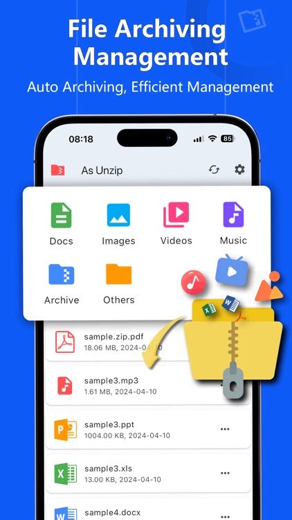 Rar And Zip Extractor As Unzip By 东东 杏