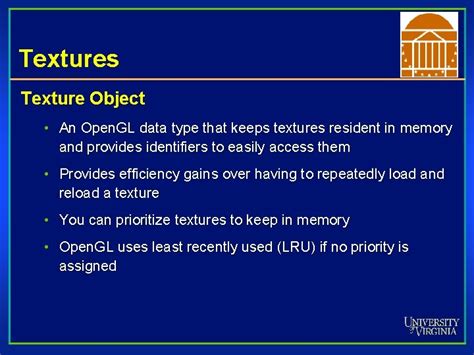 Texture Mapping Textures Texture Object An Open Gl