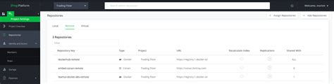 Dashboard Jfrog Jfrog Documentation A00