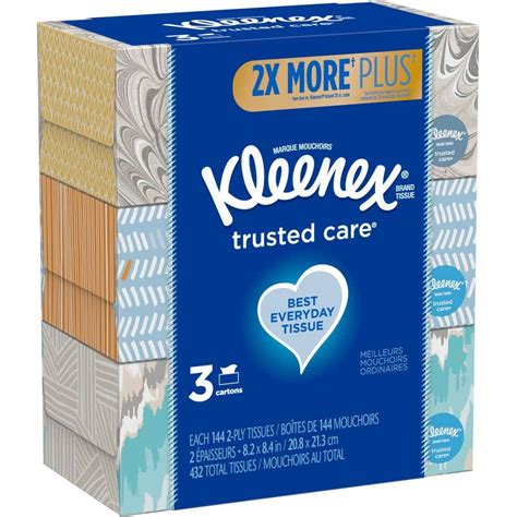 Kleenex Bundle Facial Tissue 144 Count Kcc50219 The Home Depot