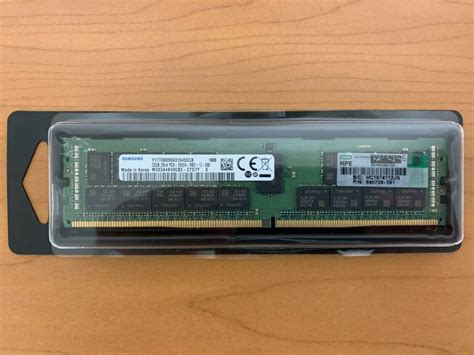 815100 B21 Hp Memory Module 32gb Ddr4 2666mhz Ecc Rdimm Cl19 Pc4 21300 Sdram 1 2v 288 Pins