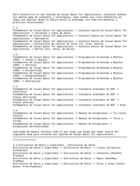 Mi Curso Vba Pdf Básico Negocios