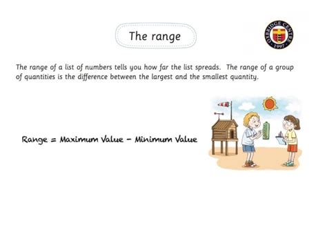 The Range Of A Group Of Numbers Is The Difference Between The Largest