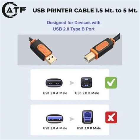 ATF USB Printer Cable at Rs piece यएसब परटर कबल in Mumbai ID