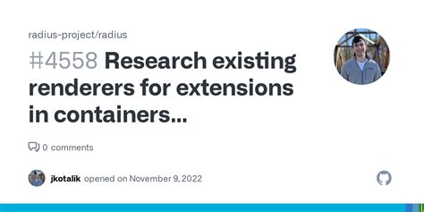 Research Existing Renderers For Extensions In Containers Daprextension