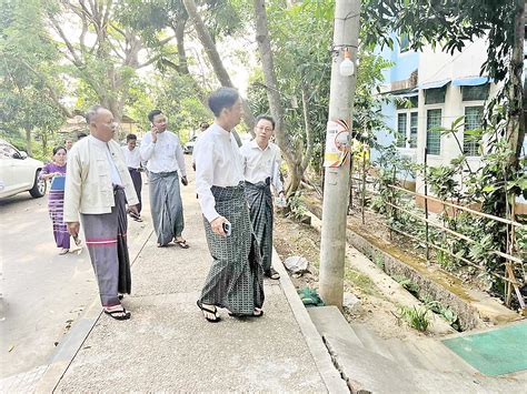 ဝန်ထမ်းအိမ်ရာများနှင့်အဆောင်များအား ဒုတိယဝန်ကြီး ဦးလွင်ဦး ကြည့်ရှုစစ်ဆေး Myawady Webportal