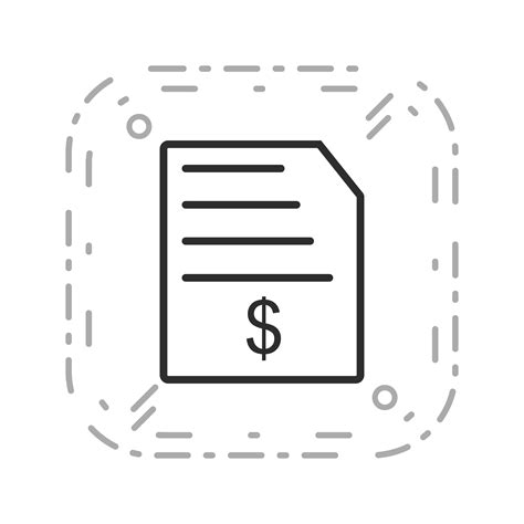 Invoice Vector Icon 350426 Vector Art At Vecteezy