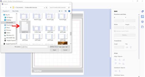 Adjusting Objects And Text Using The Node Function In Brother Scan And Cut Canvas Workspace
