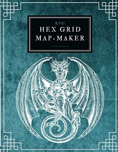 Buy Rpg Hex Grid Maker Large 200 Pages Of Hex Grid Paper To Build Your World And Dnd Hex