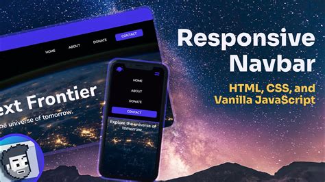 Responsive Navbar HTML CSS And JavaScript YouTube