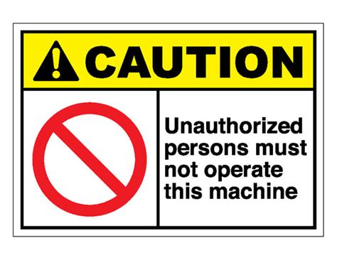 Notice Sign Unauthorized Persons Not Permitted 55 Off