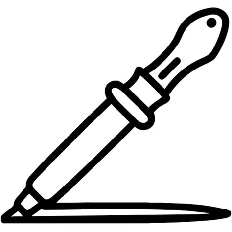 Premium Vector Chisel Tip Highlighter Icon Outline