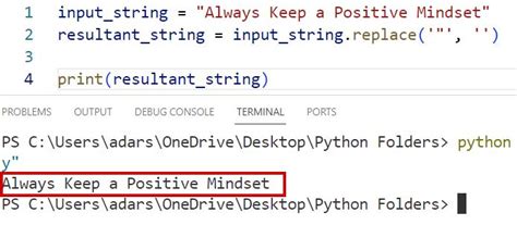 Remove Quotes From A String In Python