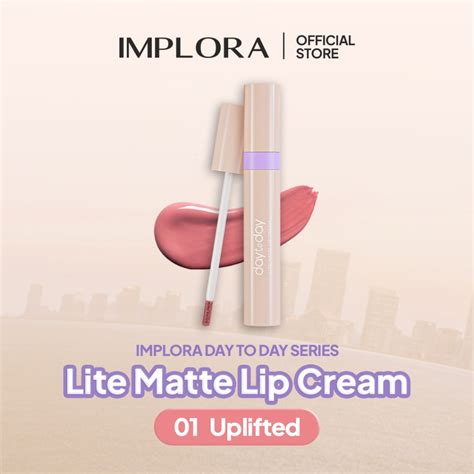 Implora Day To Day Series Lite Matte Lip Cream Implora Lip Cream Matte Lazada Indonesia
