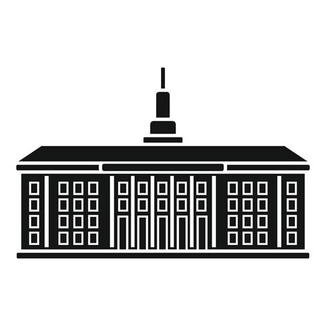 Icono De Edificio Escolar Estilo Simple 14516664 Vector En Vecteezy