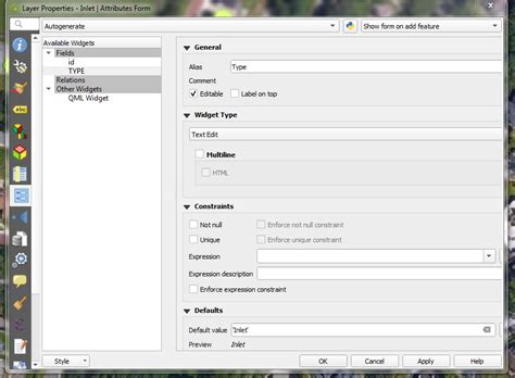 Creating Feature Templates In QGIS Geographic Information Systems Stack Exchange