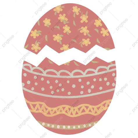 Cracked Easter Egg Template