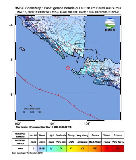 Gempa Magnitudo 54 Guncang Banten Tidak Berpotensi Tsunami
