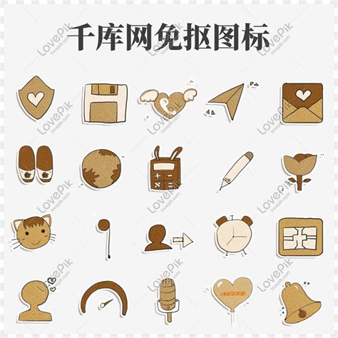 손으로 그린 아이콘 휴대 전화 시스템 아이콘 타사 아이콘 Png 일러스트 무료 다운로드 Lovepik