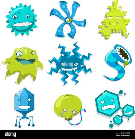 Computer Bug With Computer Virus Infection Destroyer Poison Pest Collection Vector